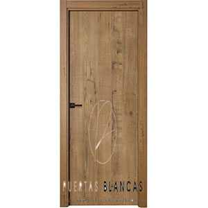 Puerta laminada Roble Gold - Puertas Blancas